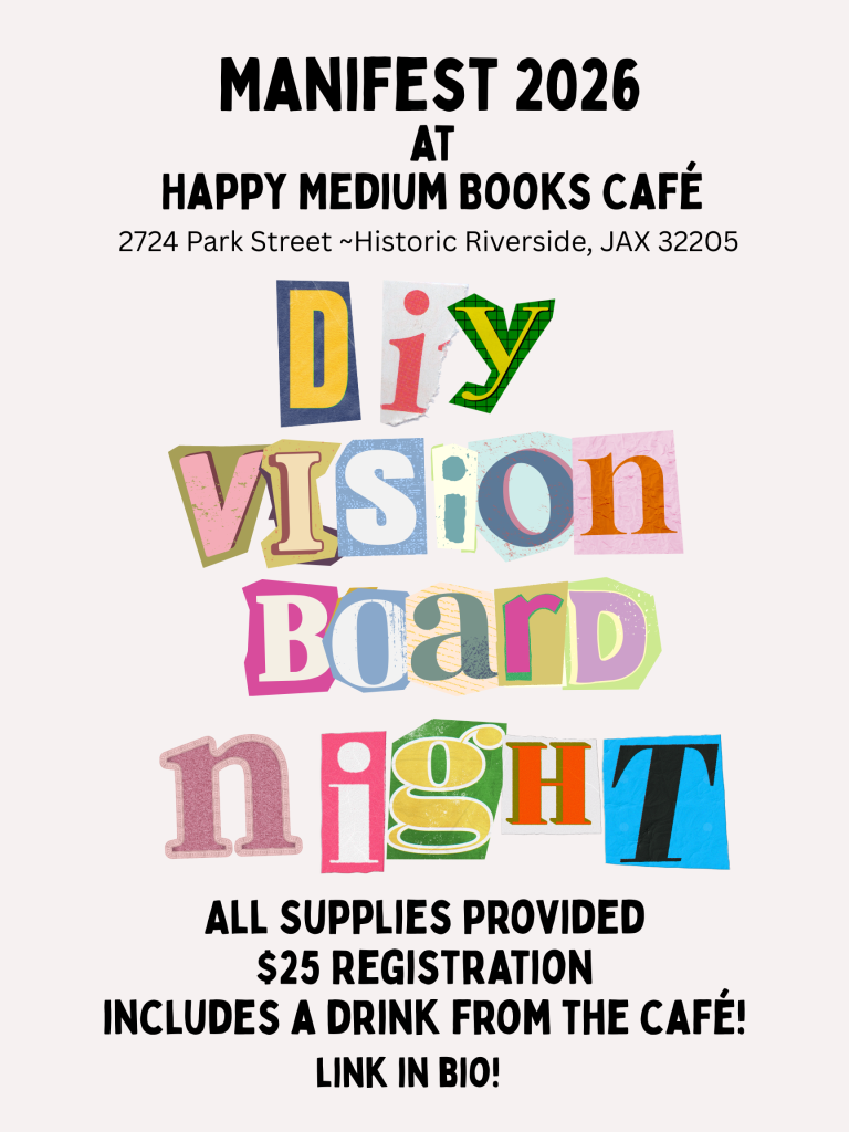 Manifest 2026 DIY Vision Board - Best bookstore café in Jacksonville ...