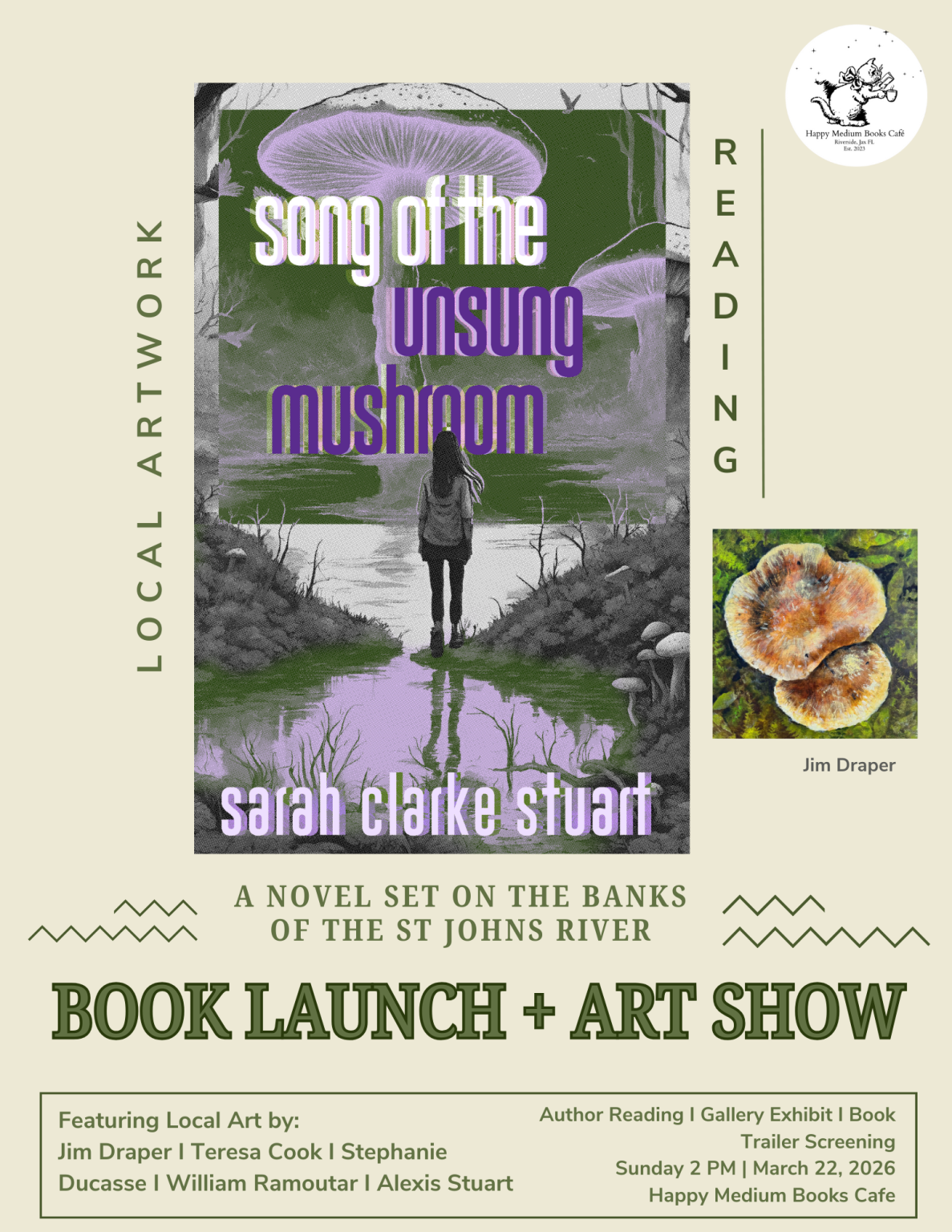 Sarah Clarke Stuart Book Launch & Art Show - Best bookstore café in ...